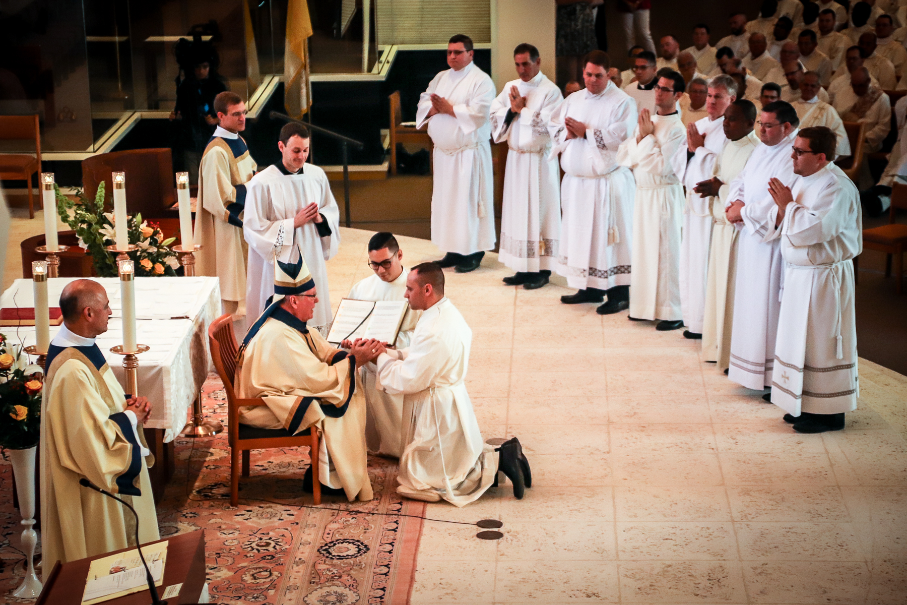 Prospective Catholic U.S. Army Chaplain Ordained Transitional Deacon in ...