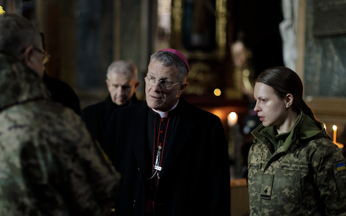 Archbishop Broglio visited Ukraine - Archdiocese for the Military ...