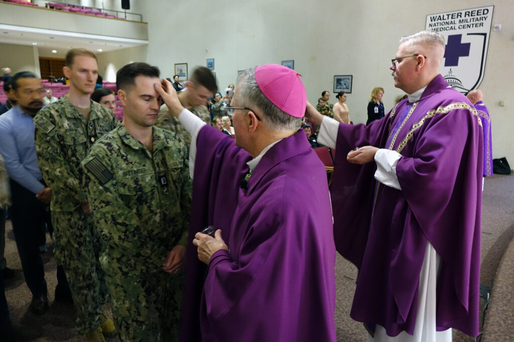 Archbishop Broglio Visits the Sick, Celebrates Ash Wednesday Mass at ...
