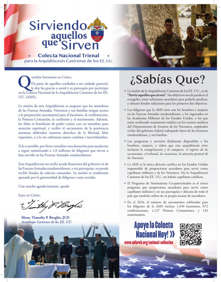 National Collection Resources - Archdiocese for the Military, USA