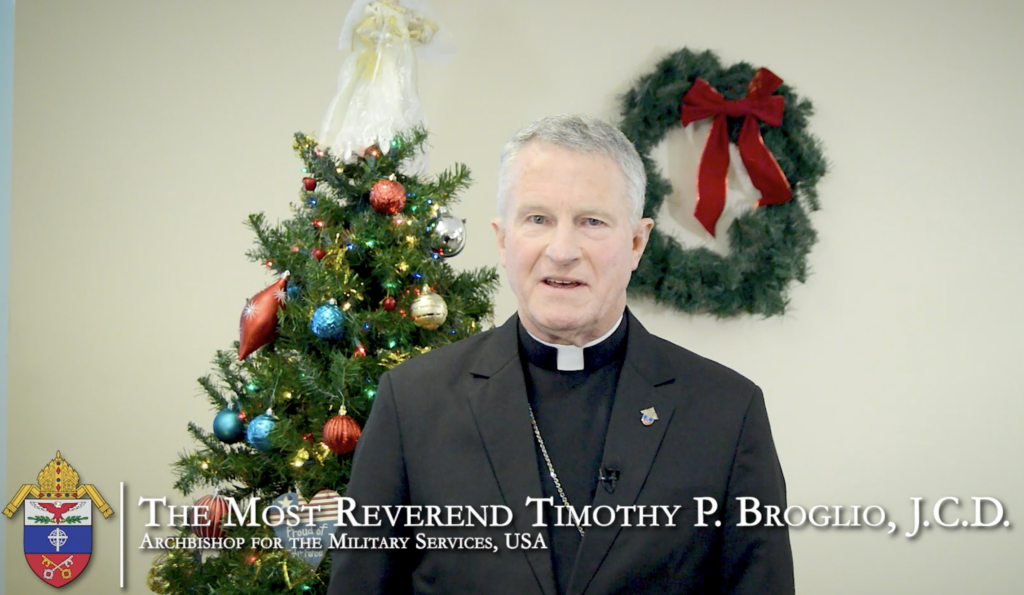 Archbishop Broglio's Christmas Message - Archdiocese for the Military, USA